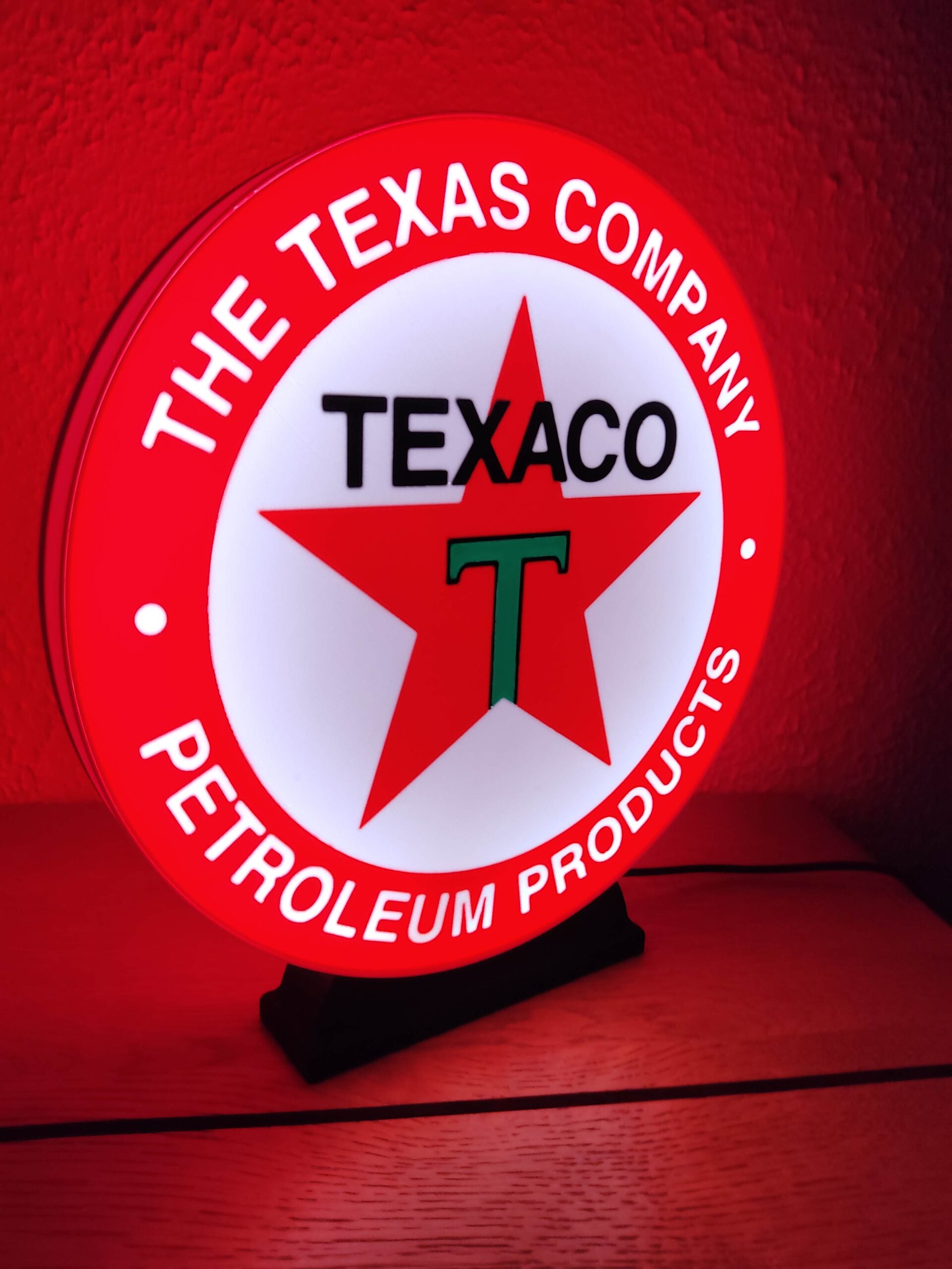 Logo - Emblème TEXACO - ICM-3D.FR